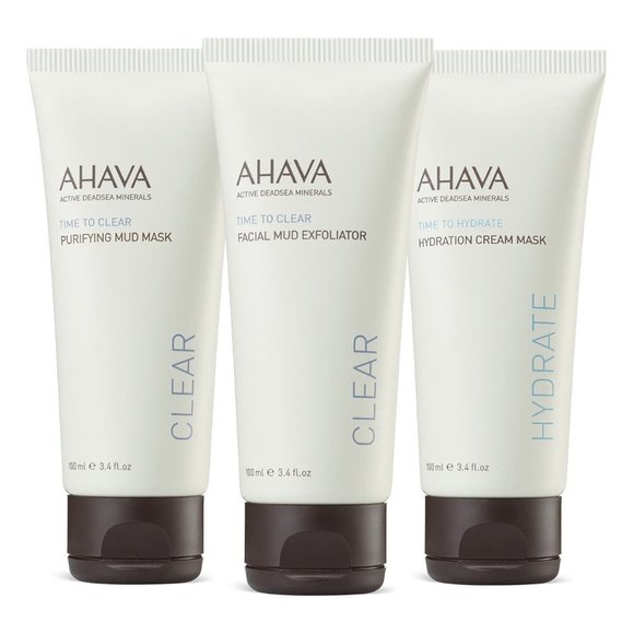AHAVA | Skincare | Ahava Skin Care Trio Free Makeup Bag | Poshmark